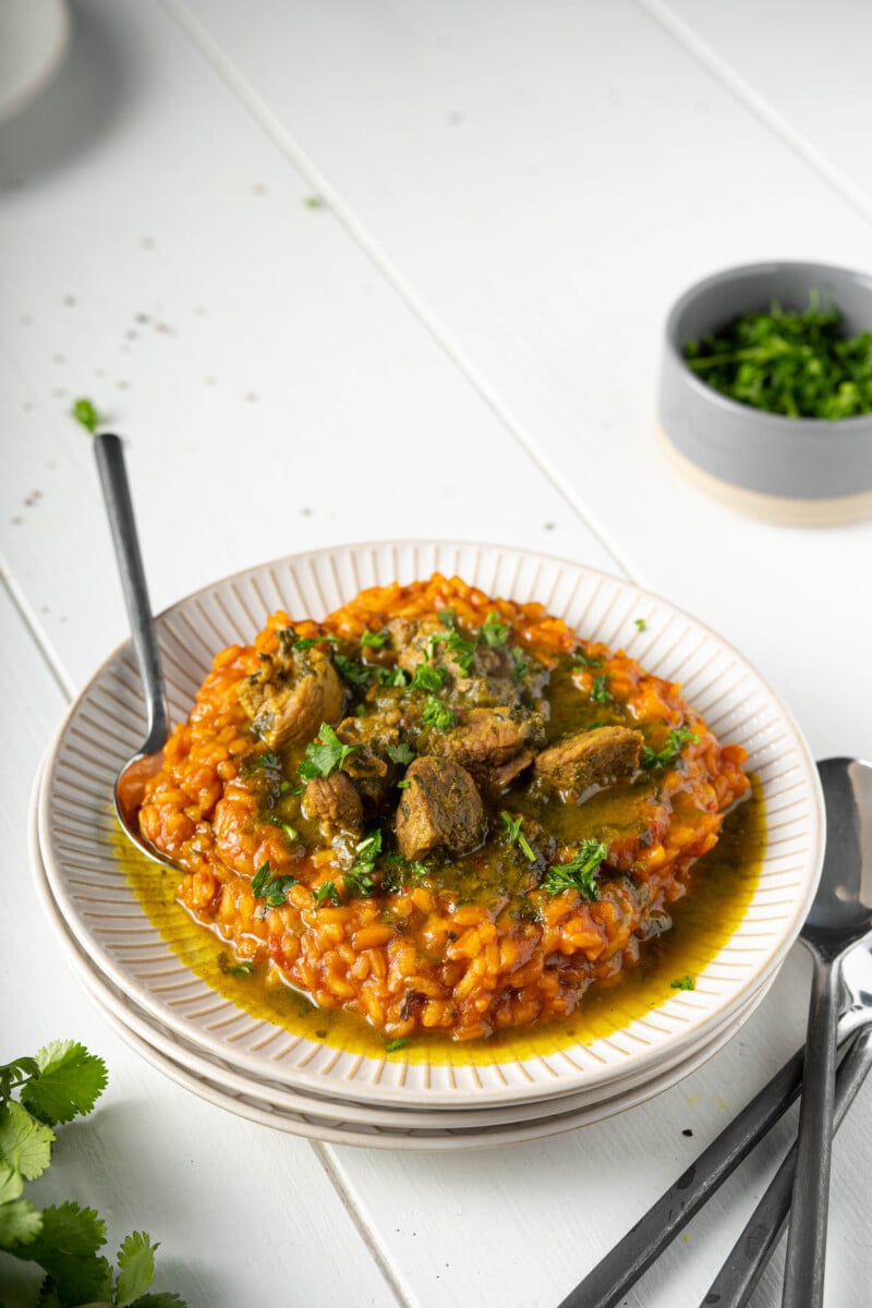 Moroccan Lamb Risotto Recipe | Salima's Kitchen