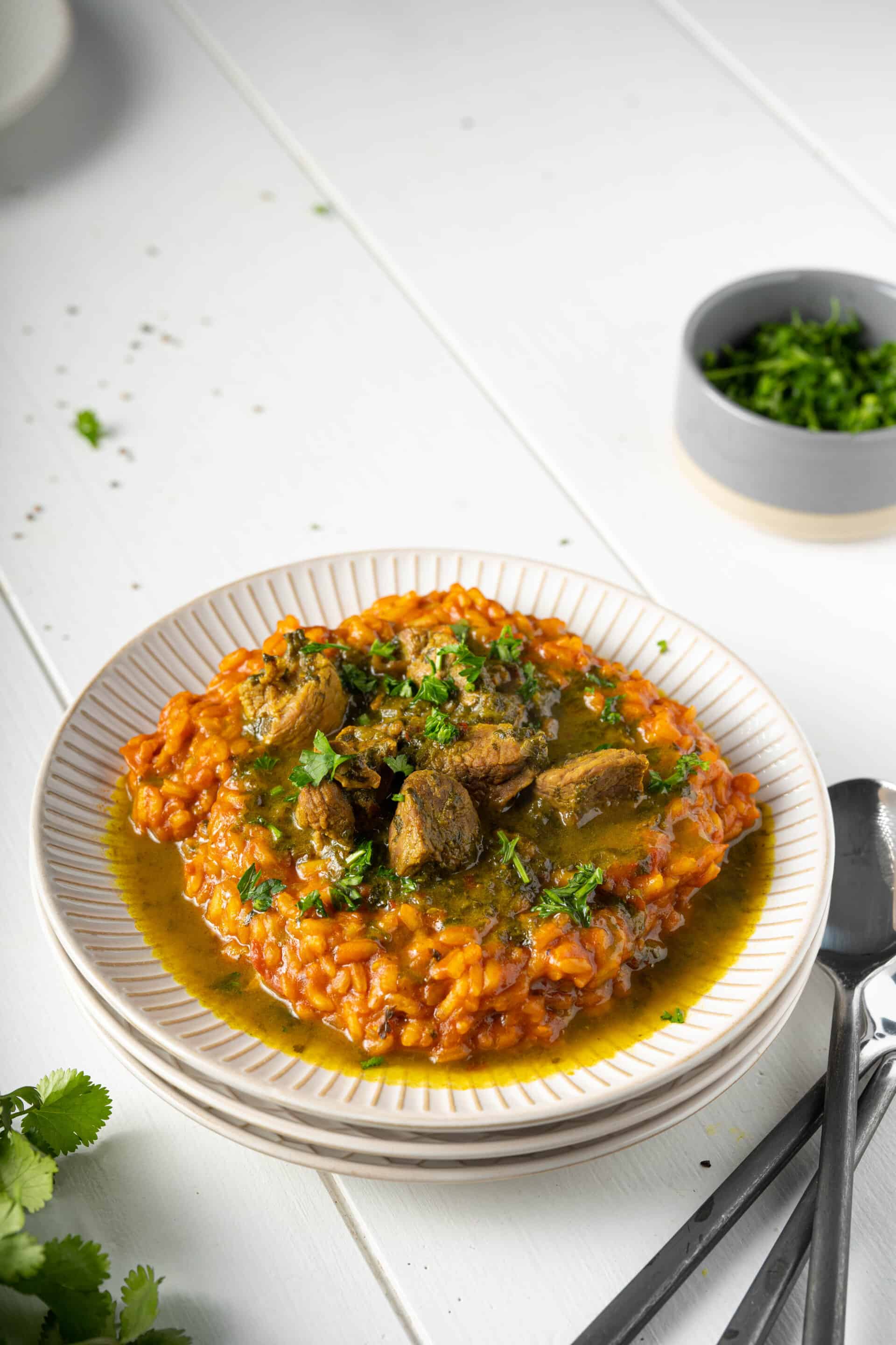 Moroccan Lamb Risotto Recipe | Salima's Kitchen