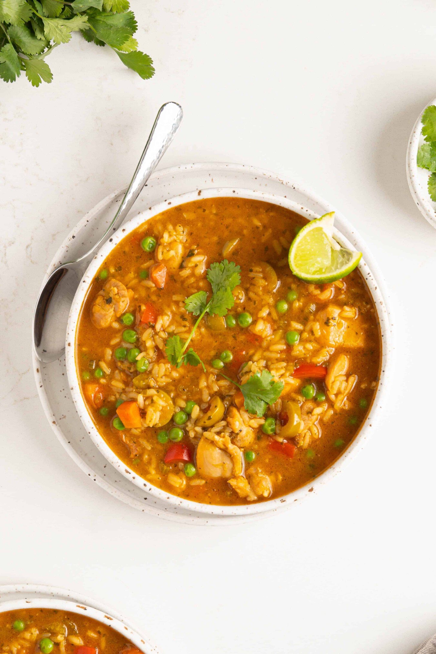 Asopao de Pollo (Puerto Rican Chicken Stew) | Salima's Kitchen
