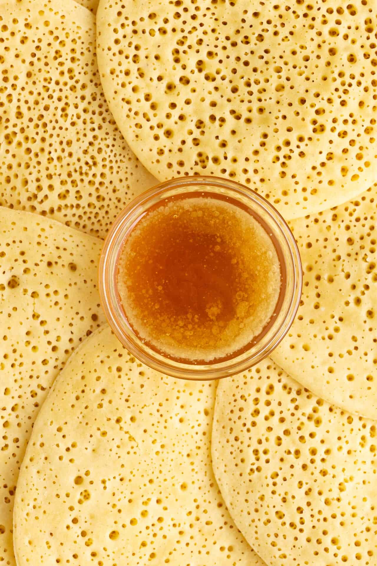 Baghrir (Light Moroccan Semolina Pancakes) | Salima's Kitchen
