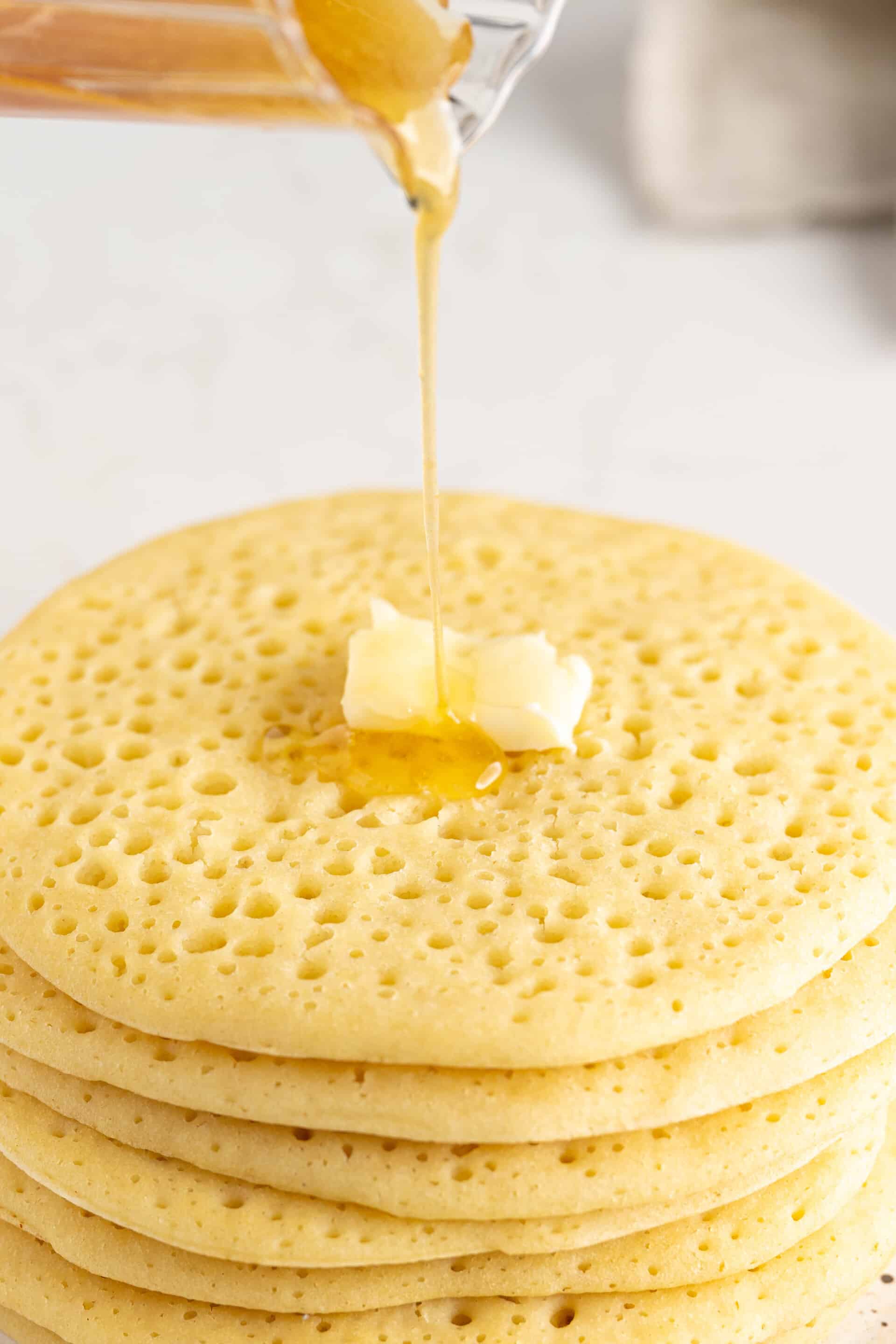 Baghrir (Light Moroccan Semolina Pancakes) | Salima's Kitchen