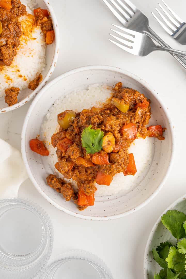 Puerto Rican Style Picadillo (Carne Molida) | Salima's Kitchen