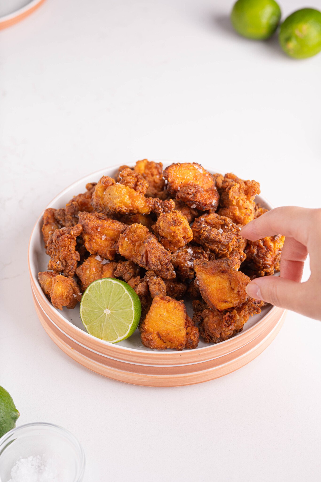 Crispy Chicharrones de Pollo (Puerto Rican Fried Chicken) | Salima's ...