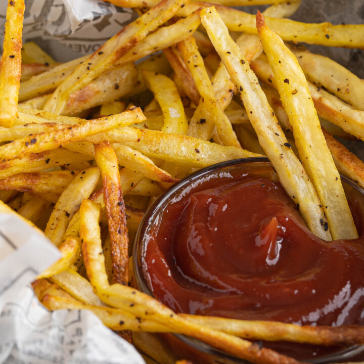 Favorite Oven Baked Lemon Pepper Fries | Salima's Kitchen