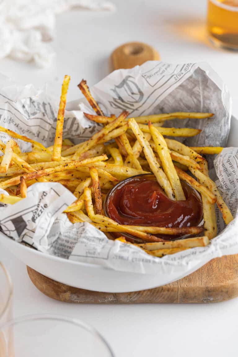 Favorite Oven Baked Lemon Pepper Fries | Salima's Kitchen