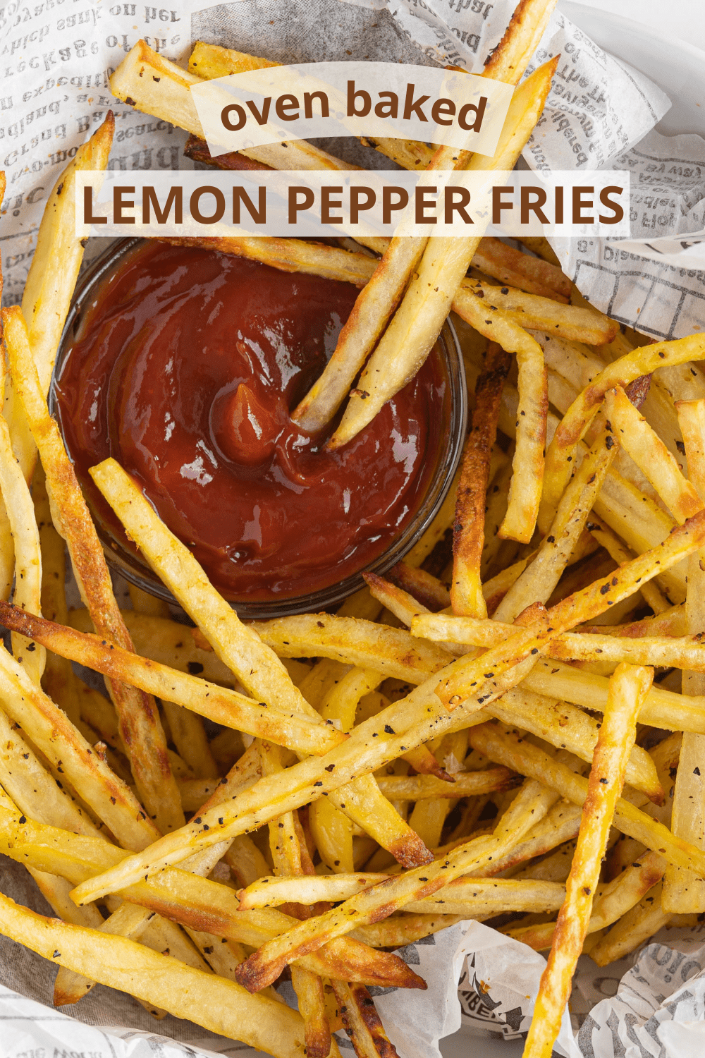 Favorite Oven Baked Lemon Pepper Fries | Salima's Kitchen
