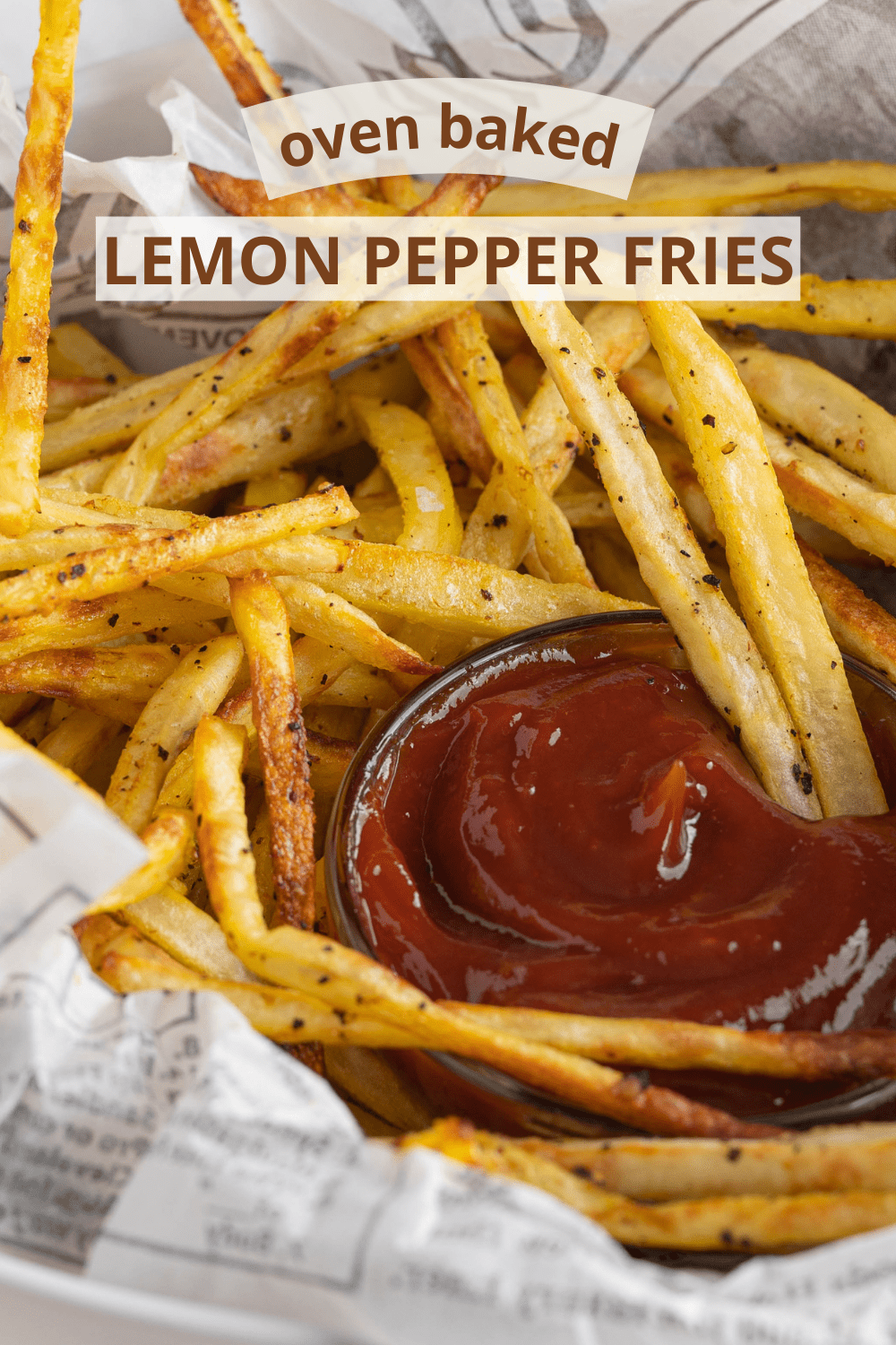 Favorite Oven Baked Lemon Pepper Fries | Salima's Kitchen