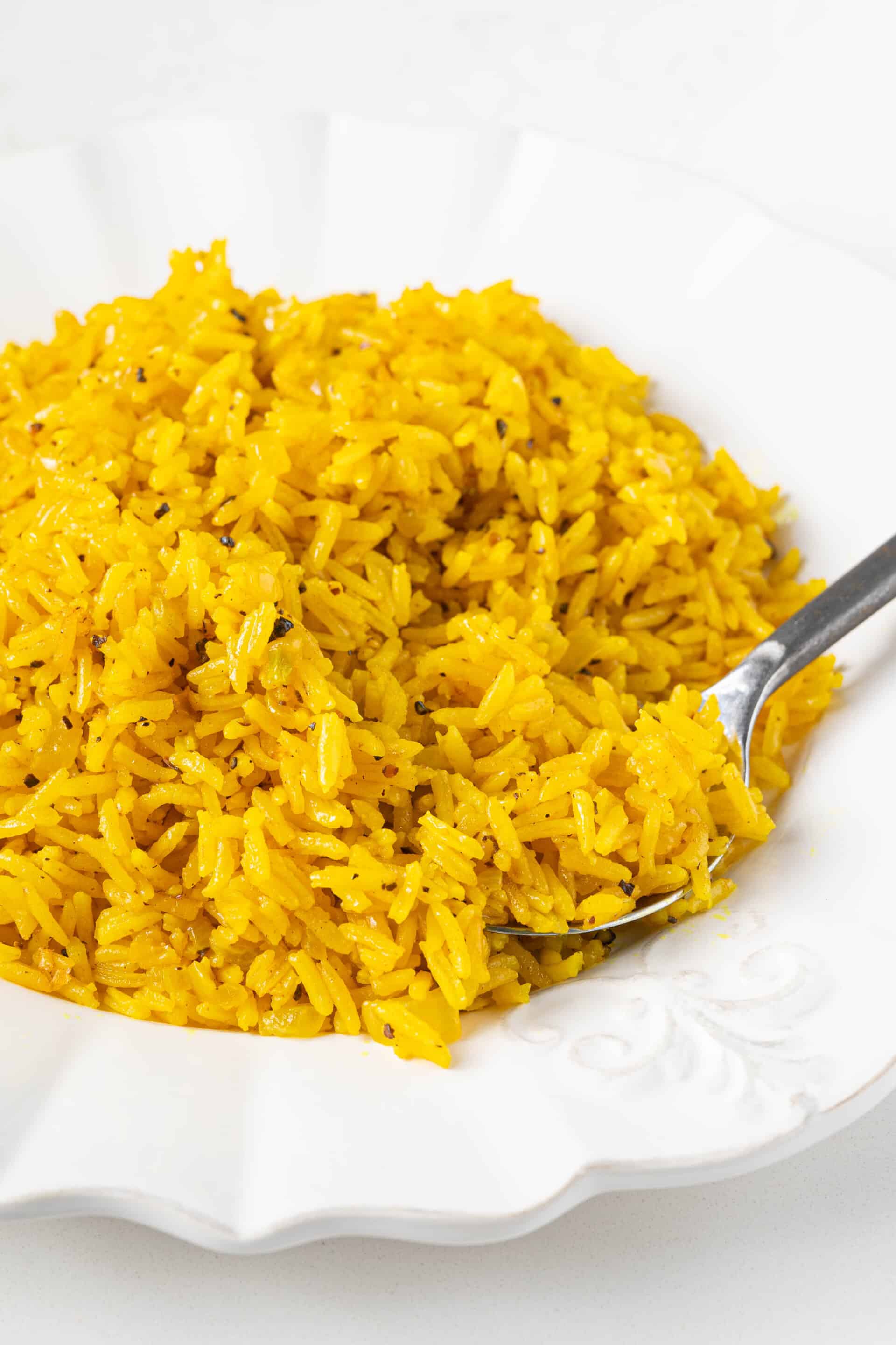 Turmeric Basmati Rice Recipe (Light & Fluffy) | Salima's Kitchen