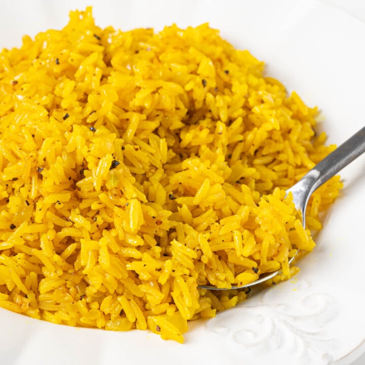Turmeric Basmati Rice Recipe (Light & Fluffy) | Salima's Kitchen