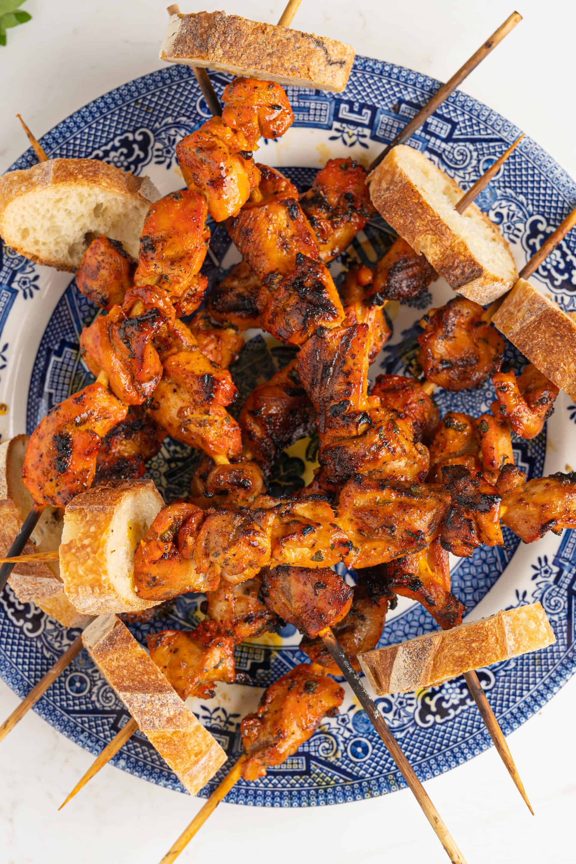 Grilled Puerto Rican Pinchos de Pollo (Chicken Skewers) | Salima's Kitchen