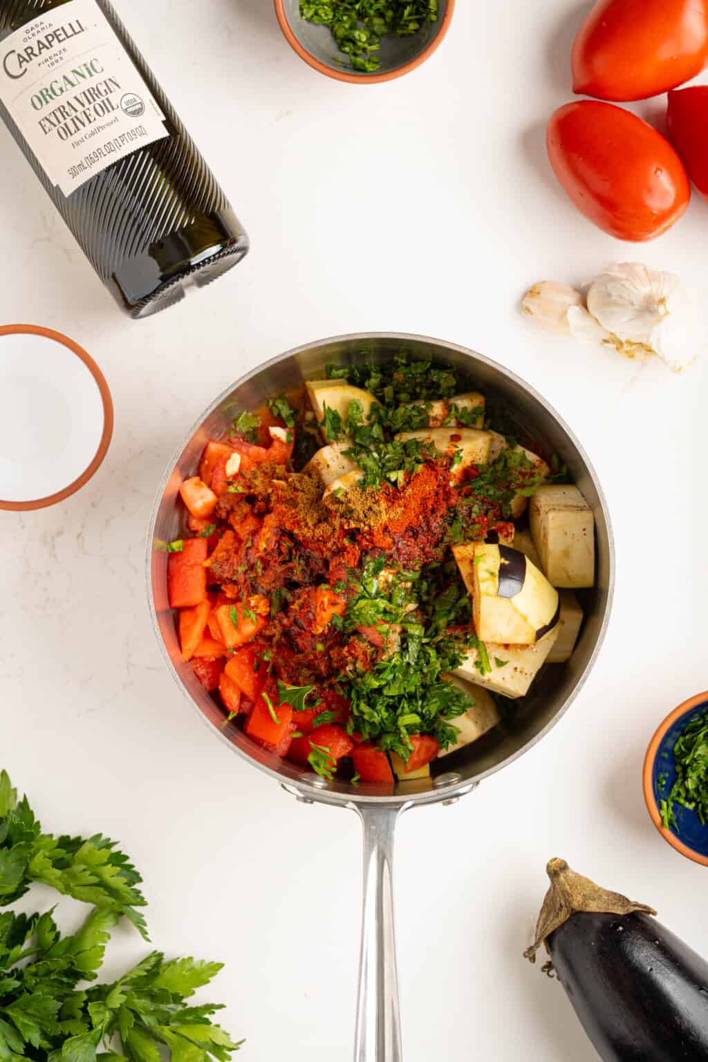 Zaalouk (30 Minute Moroccan Eggplant Dip) | Salima's Kitchen