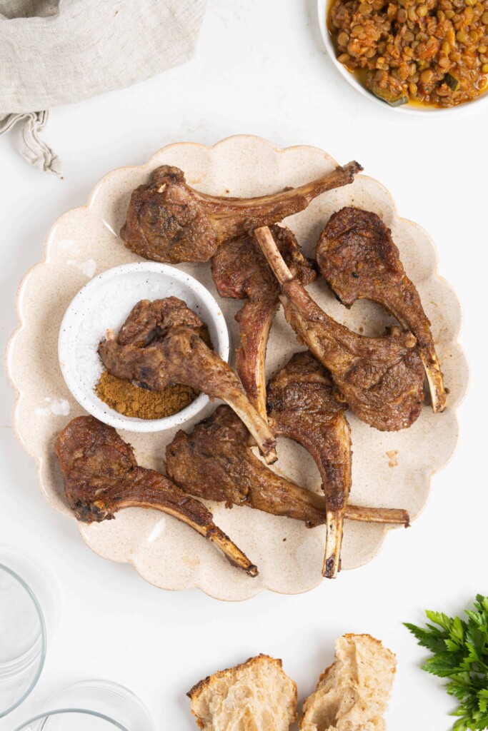 Grilled Lamb Chops with Cumin and Salt | Salima's Kitchen