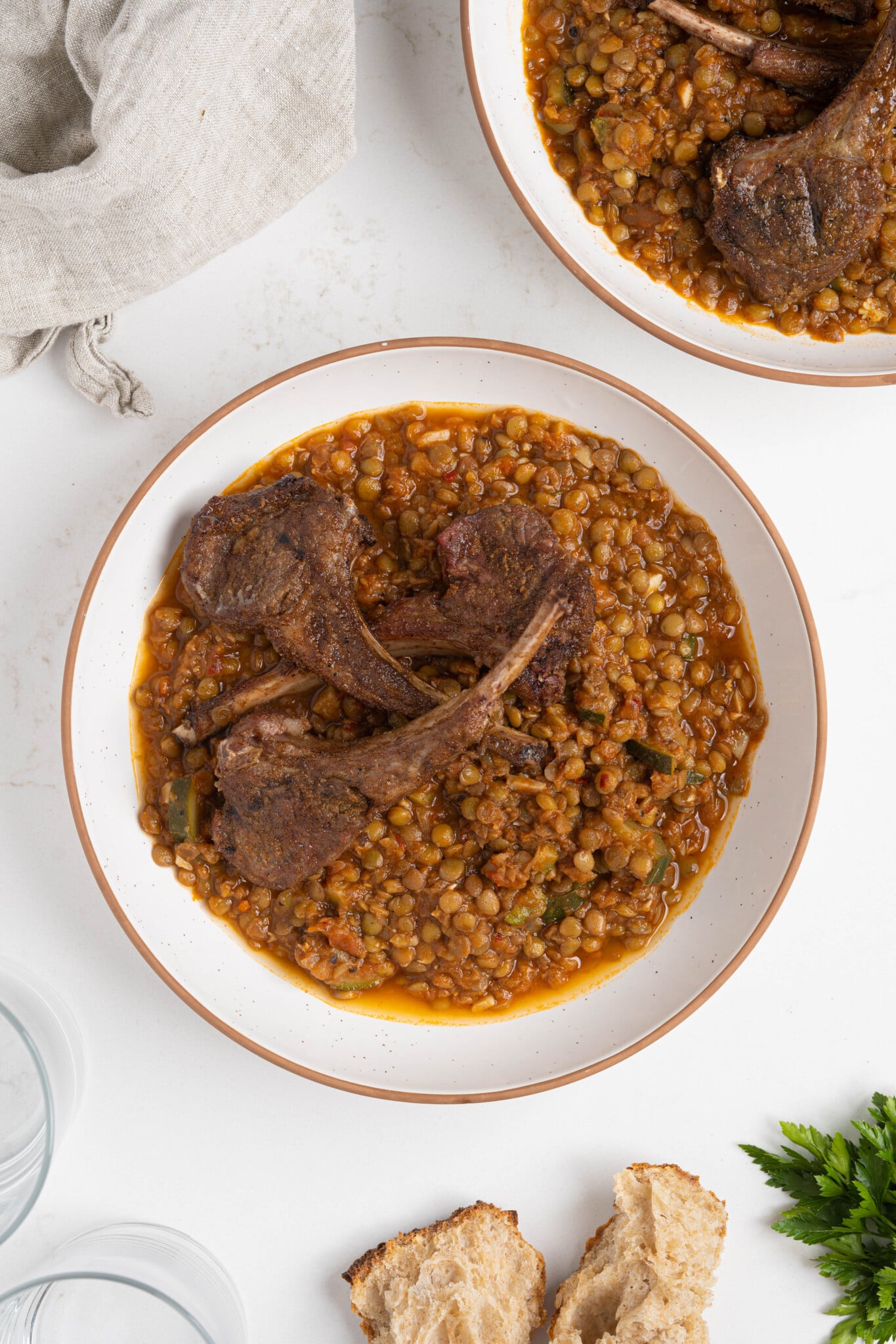 Classic Moroccan Lentil Salad | Salima's Kitchen