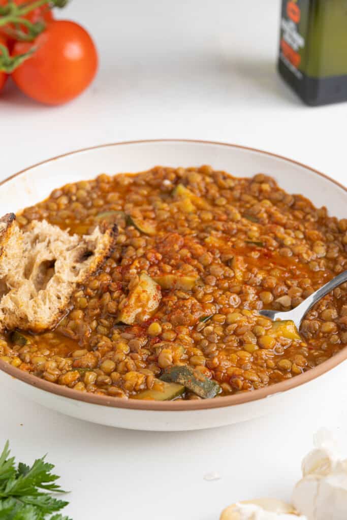 Classic Moroccan Lentil Salad | Salima's Kitchen