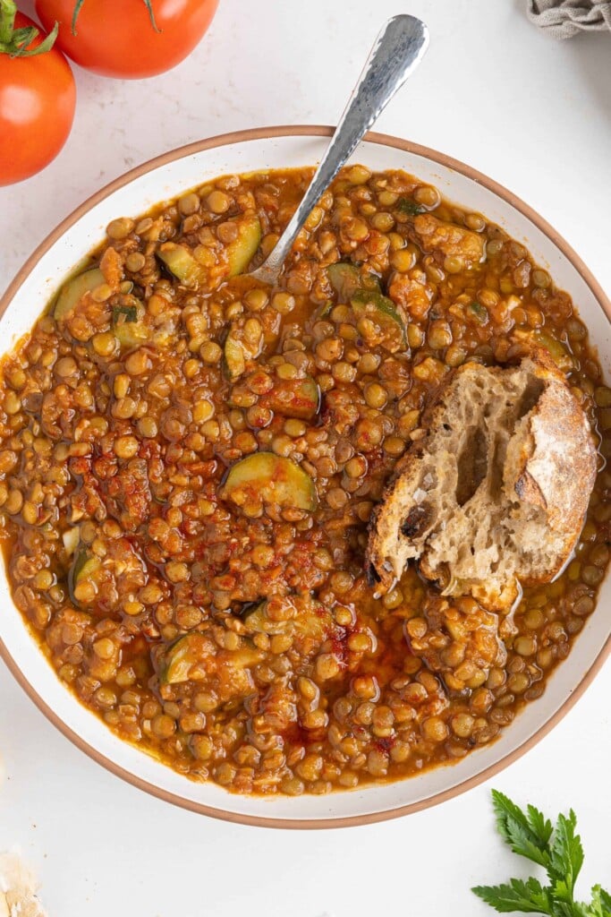 Classic Moroccan Lentil Salad | Salima's Kitchen