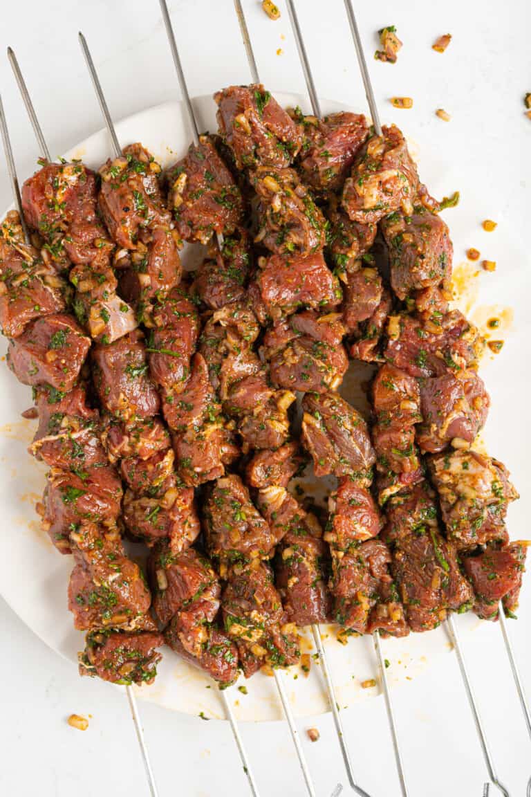 Grilled Lamb Kebabs with Preserved Lemon | Salima's Kitchen