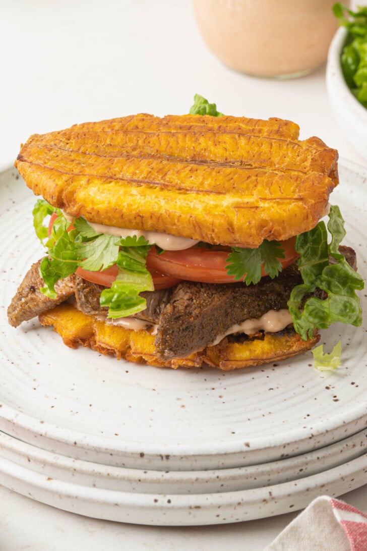 30 Minute Jibarito (Plantain Sandwich) | Salima's Kitchen