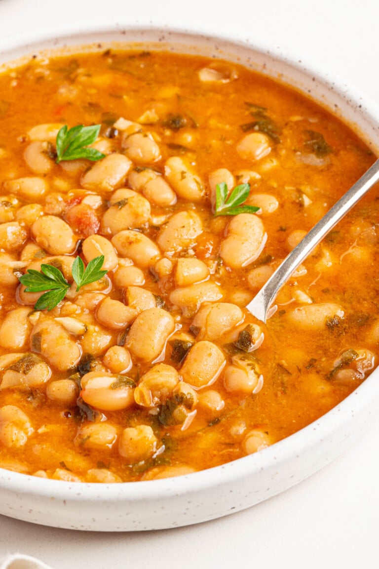 Loubia (Moroccan Stewed White Beans) | Salima's Kitchen