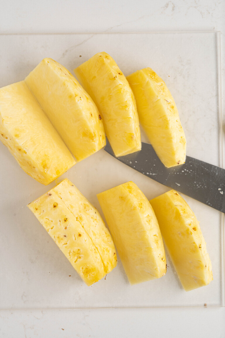 1 Ingredient Homemade Pineapple Juice | Salima's Kitchen