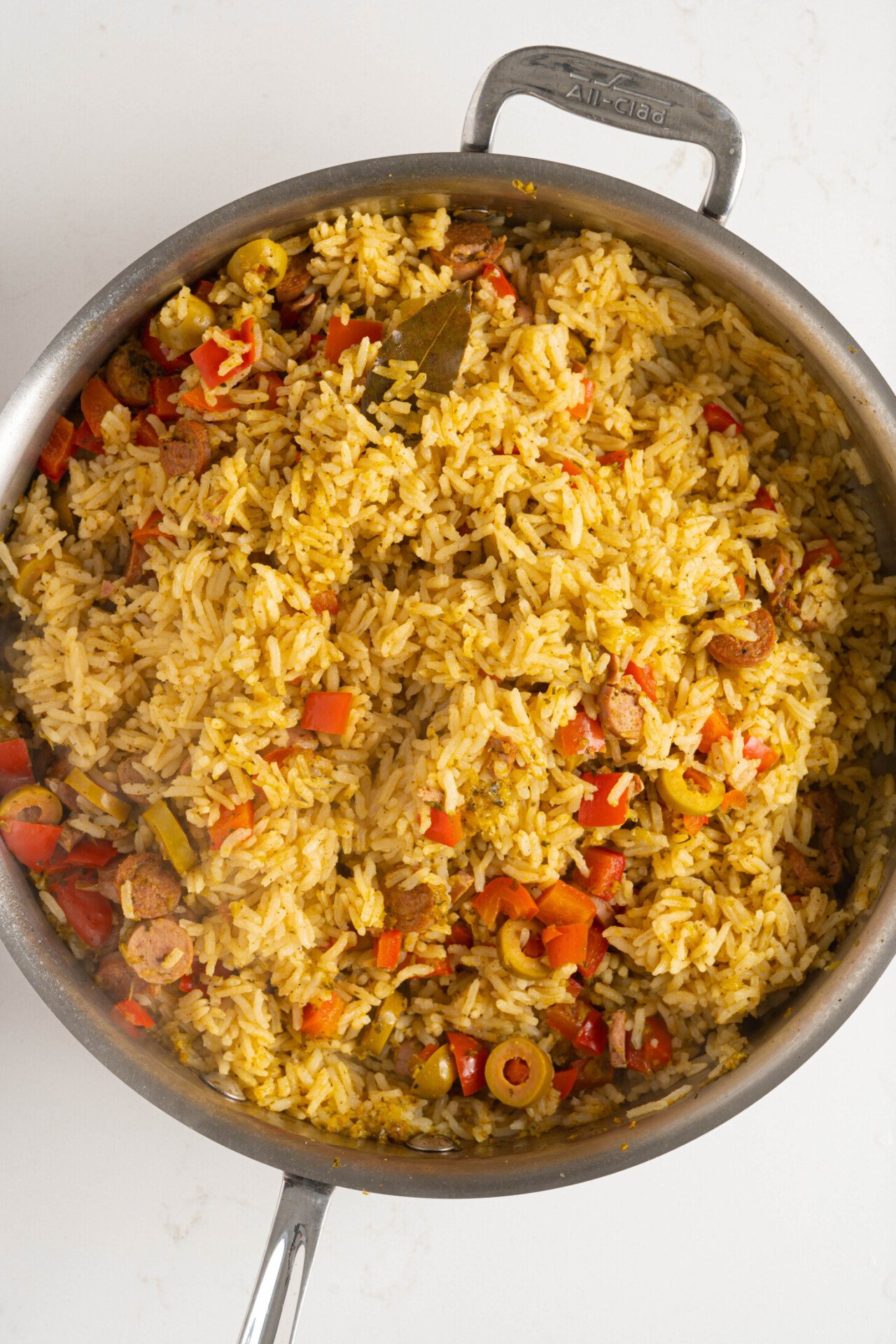 30 Minute Arroz con Salchichas (Yellow Rice with Sausage) | Salima's ...