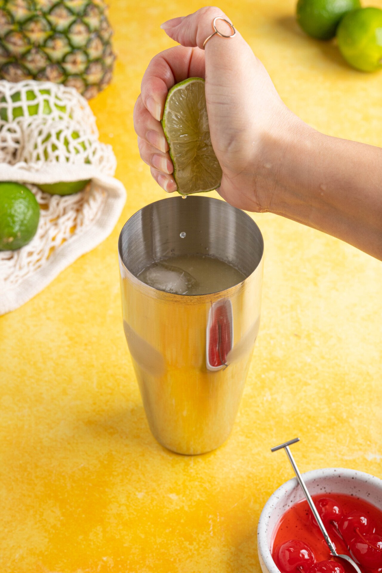 Pina Colada on the Rocks (Shaken not Blended) - Salima's Kitchen