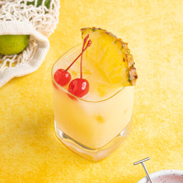 Pina Colada on the Rocks (Shaken not Blended) - Salima's Kitchen