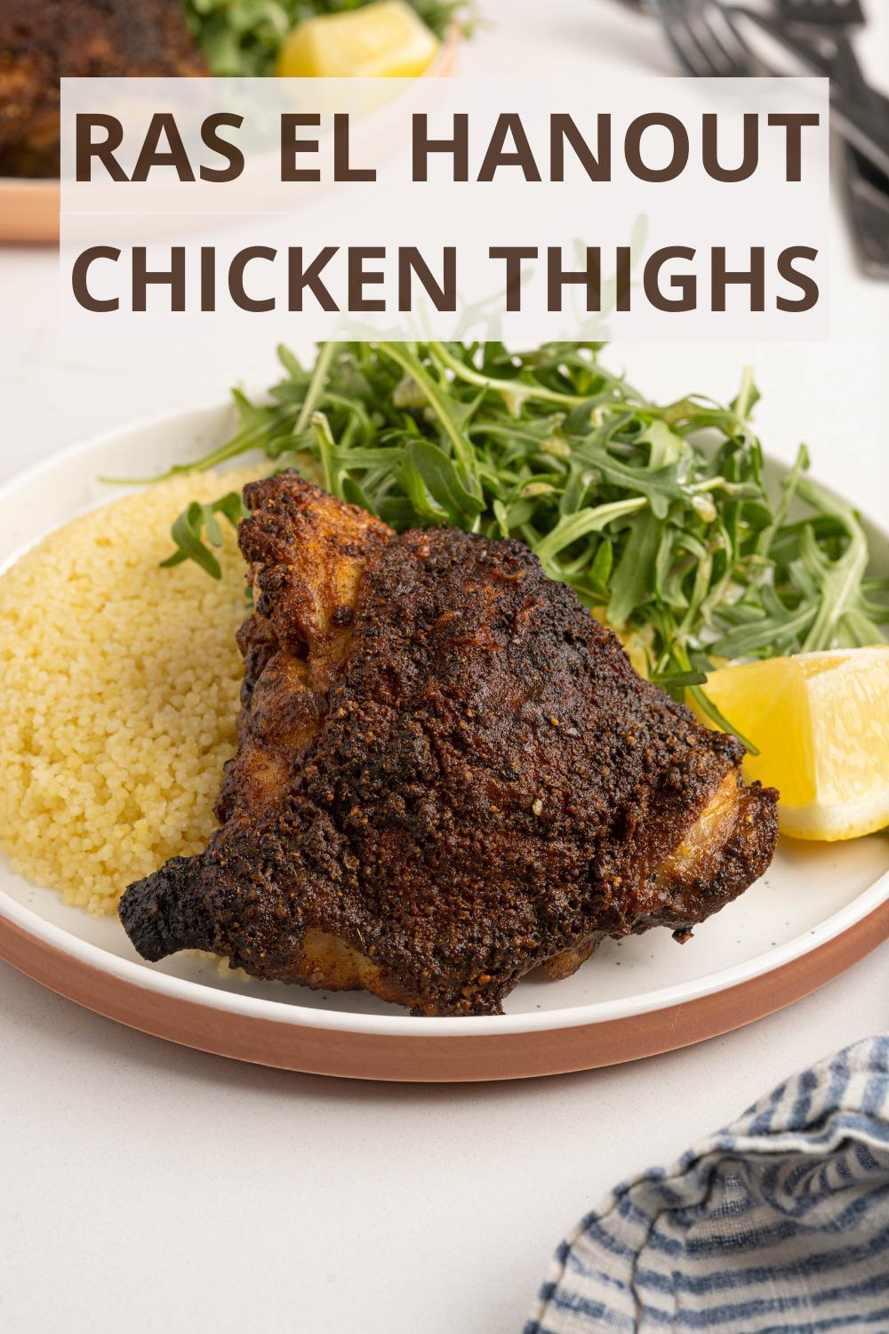 Roasted Ras El Hanout Chicken Thighs (3 Ingredients) | Salima's Kitchen