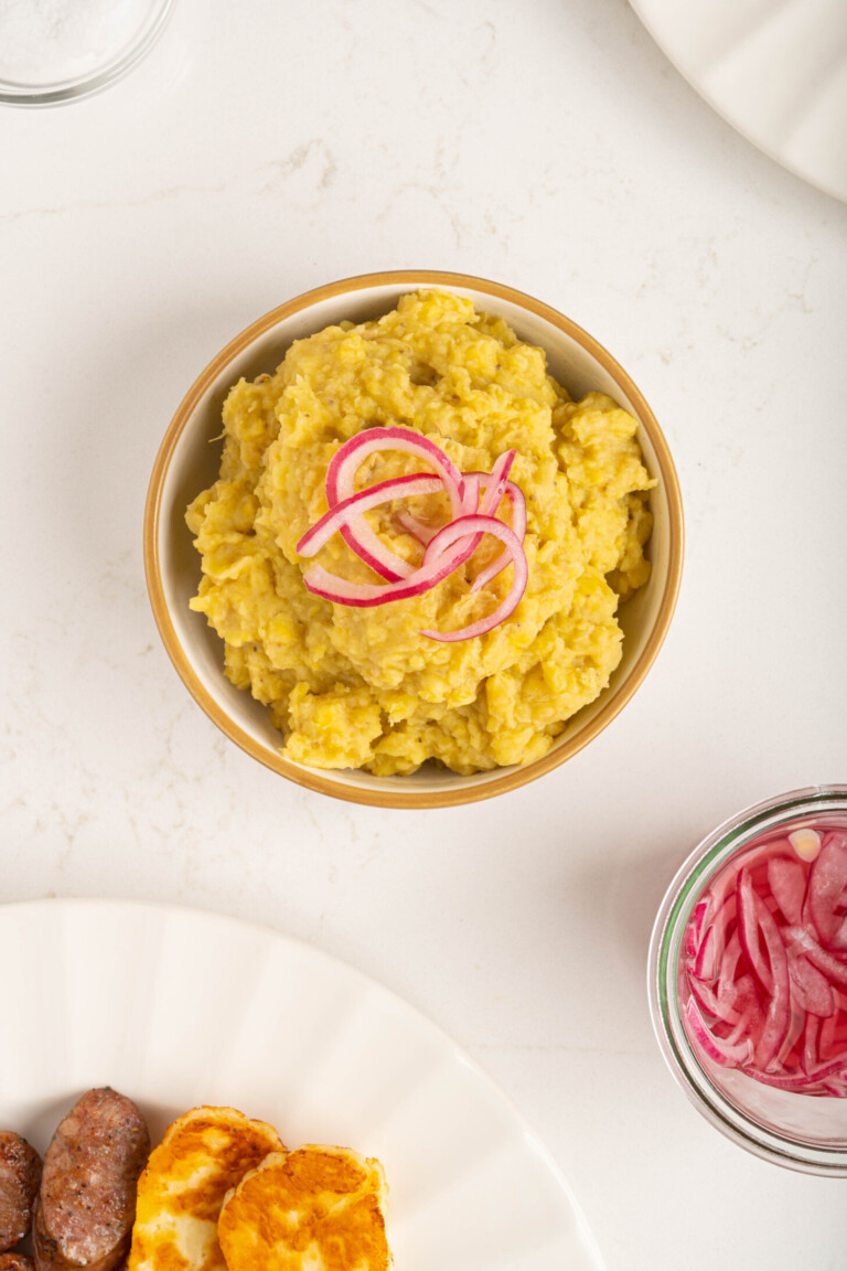30 Minute Mangu (Dominican Mashed Plantains) | Salima's Kitchen