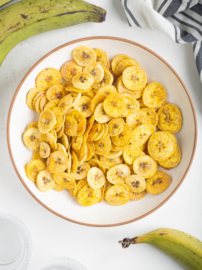 Crunchy Deep Fried Plantain Chips | Salima's Kitchen