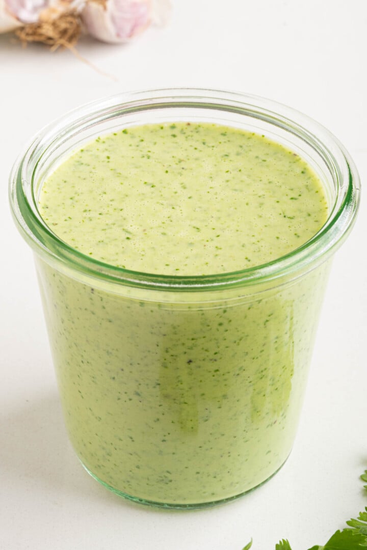 5-Minute Cilantro Lime Sauce | Salima's Kitchen