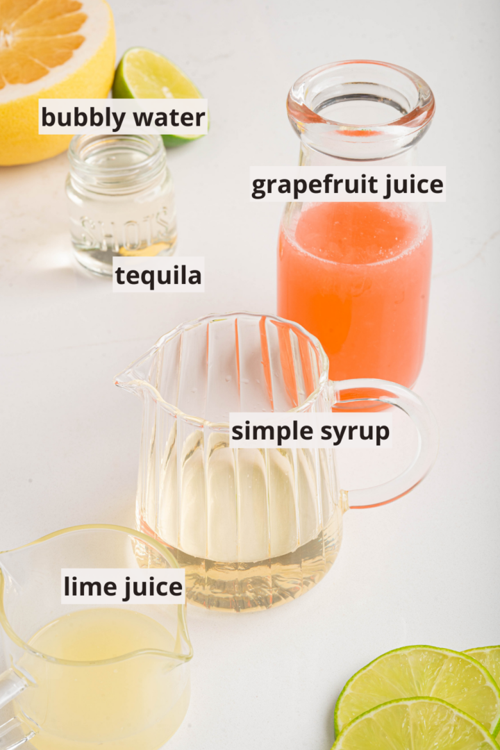 5 Ingredient Paloma (Tequila Grapefruit Cocktail) | Salima's Kitchen