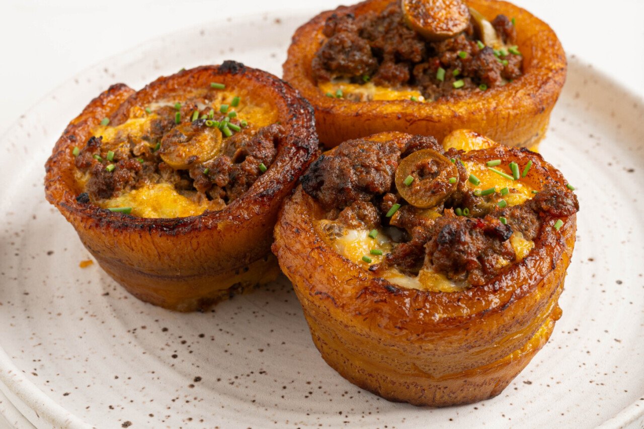 Puerto Rican Piononos (Plantain Cups) - Salima's Kitchen