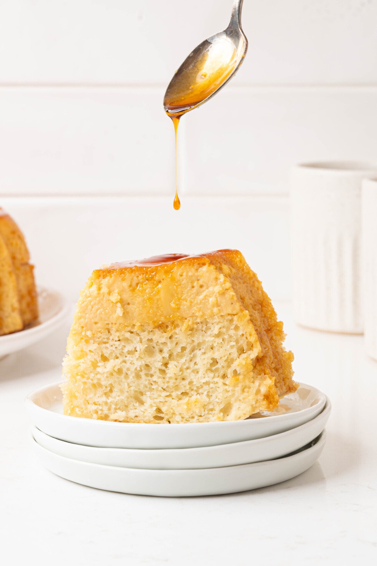 Puerto Rican-Style Flancocho (Vanilla Flan Cake) | Salima's Kitchen