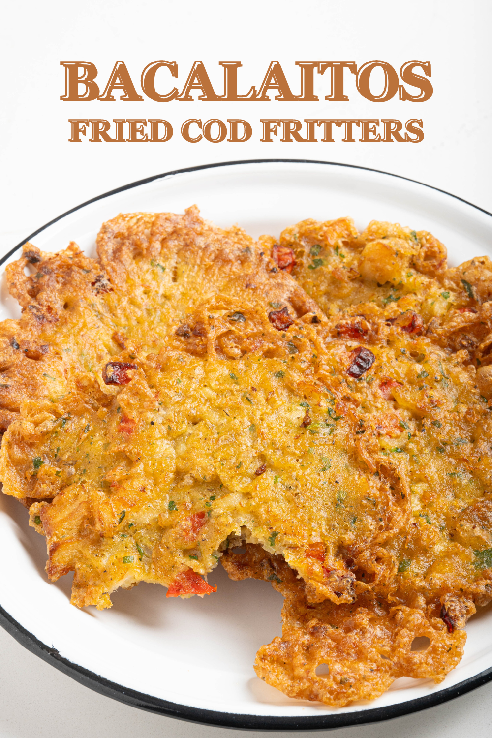 Crispy Fried Bacalaitos (Puerto Rican Codfish Fritters) | Salima's Kitchen