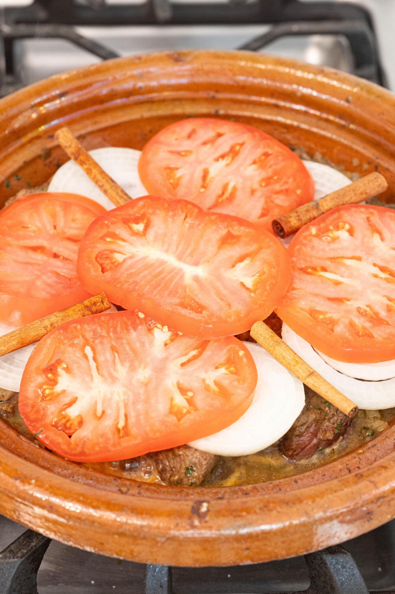 Moroccan Beef Tagine (Beef Stew with Tomatoes & Onions) | Salima's Kitchen