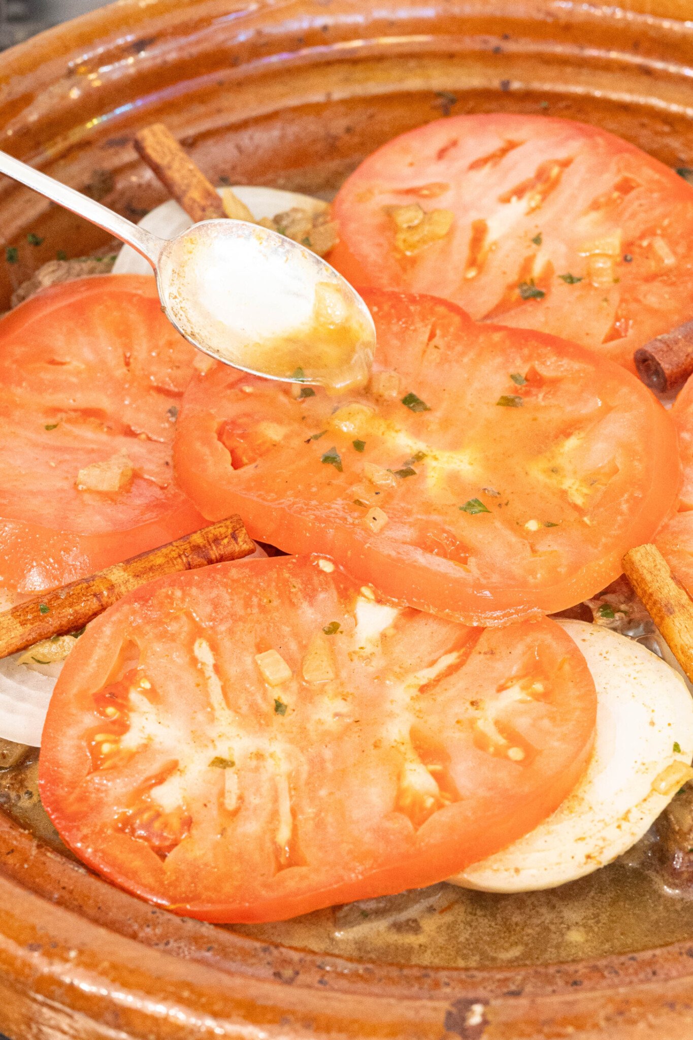 Moroccan Beef Tagine (Beef Stew with Tomatoes & Onions) | Salima's Kitchen