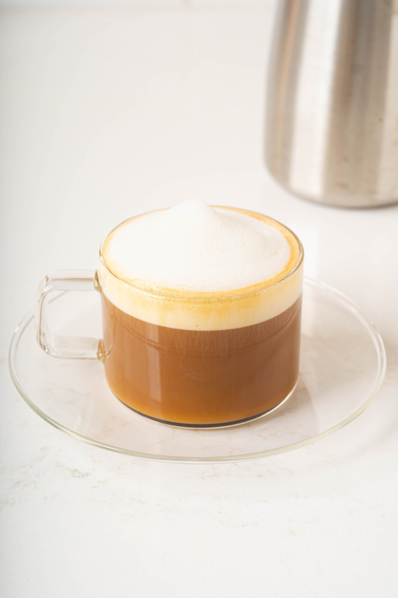 10-Minute Cortado (1:1 Espresso & Steamed Milk) | Salima's Kitchen