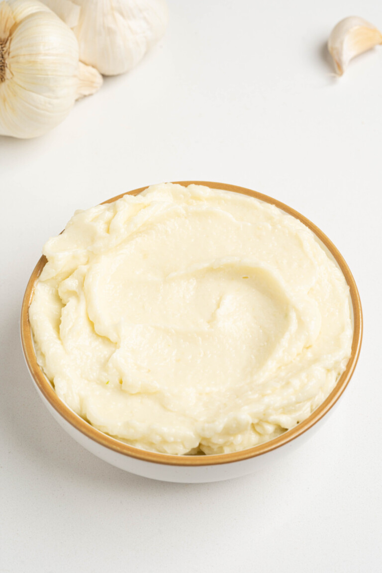 5 Ingredient Toum (Fluffy Garlic Sauce) | Salima's Kitchen