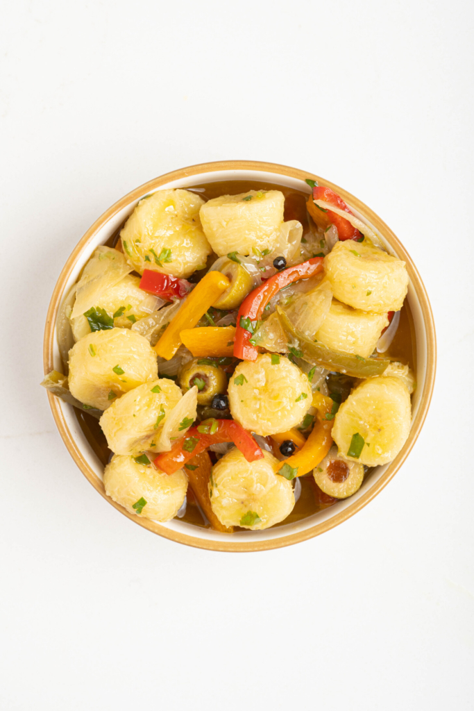 Guineos en Escabeche (Pickled Green Bananas) | Salima's Kitchen