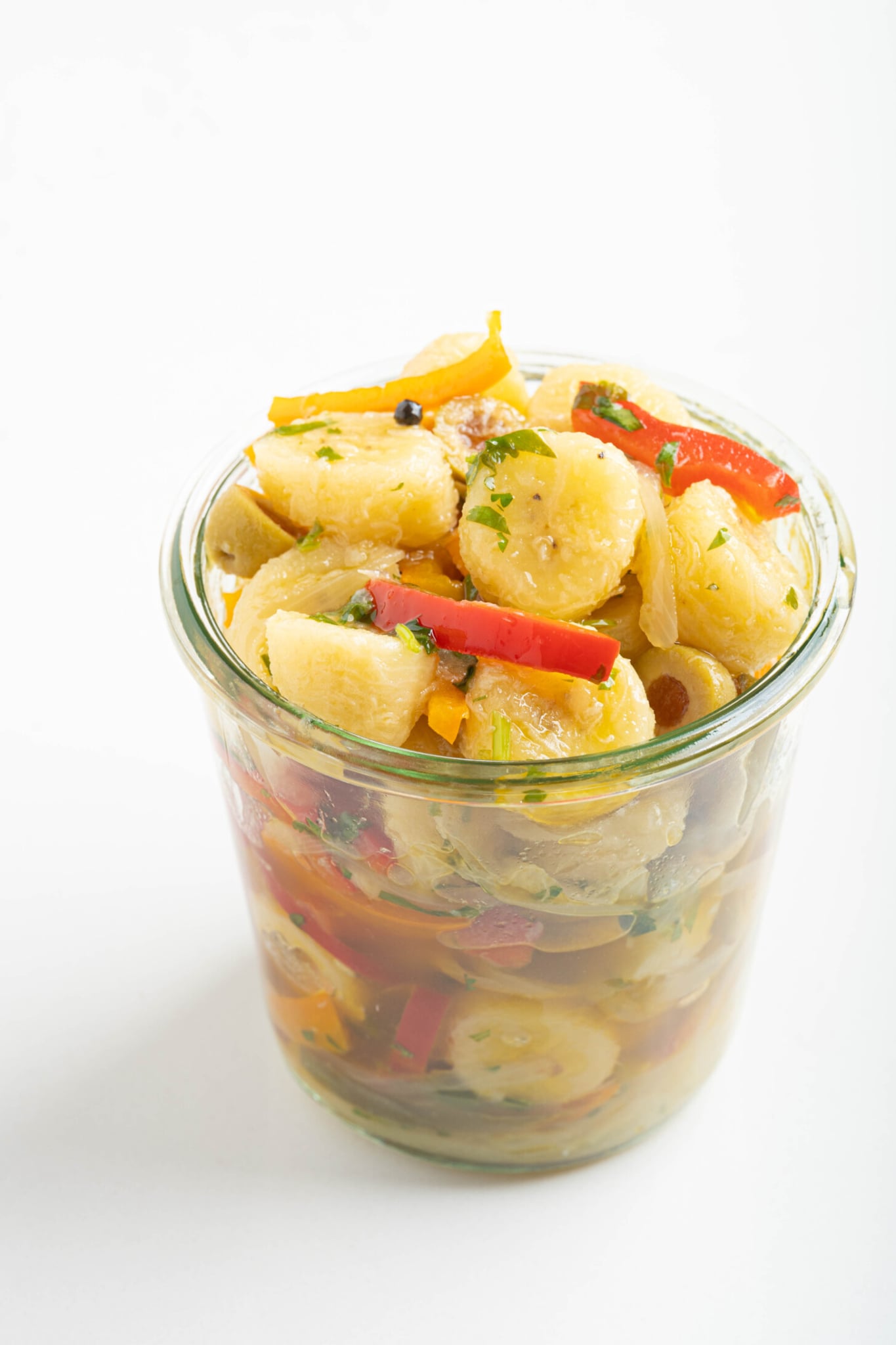 Guineos en Escabeche (Pickled Green Bananas) | Salima's Kitchen