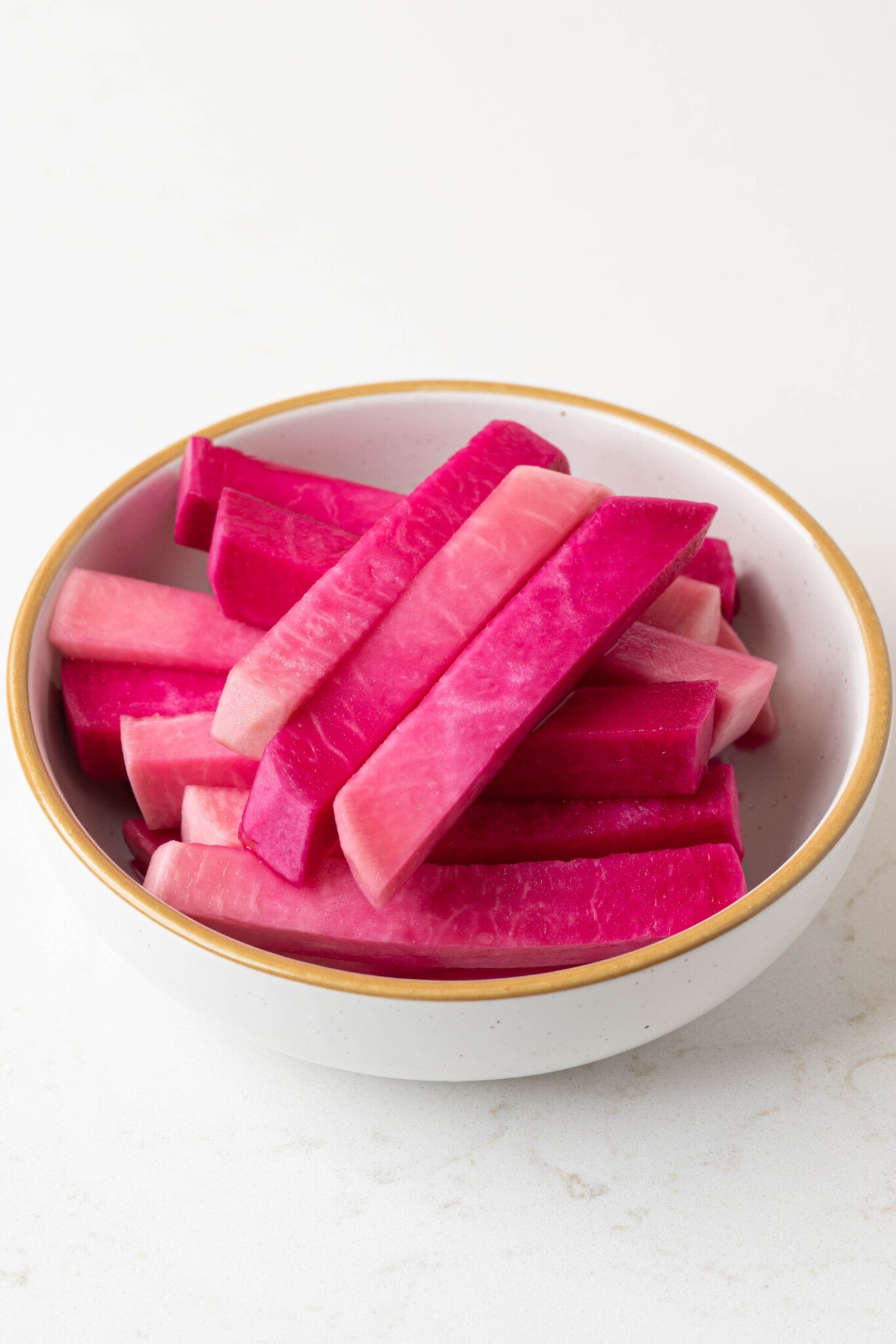 5 Ingredient Pink Pickled Turnips | Salima's Kitchen