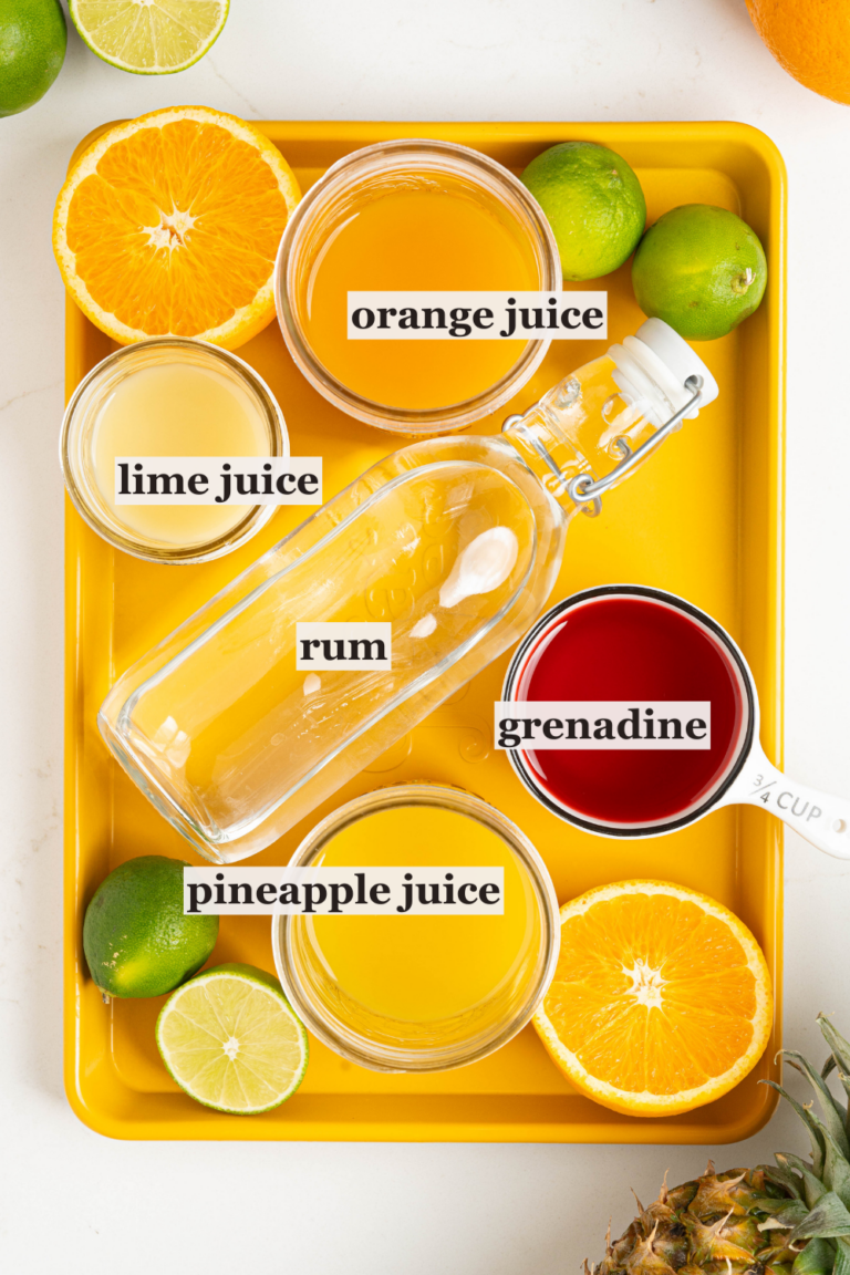 Quick Rum Punch Recipe (Single Serve or Pitcher!) | Salima's Kitchen