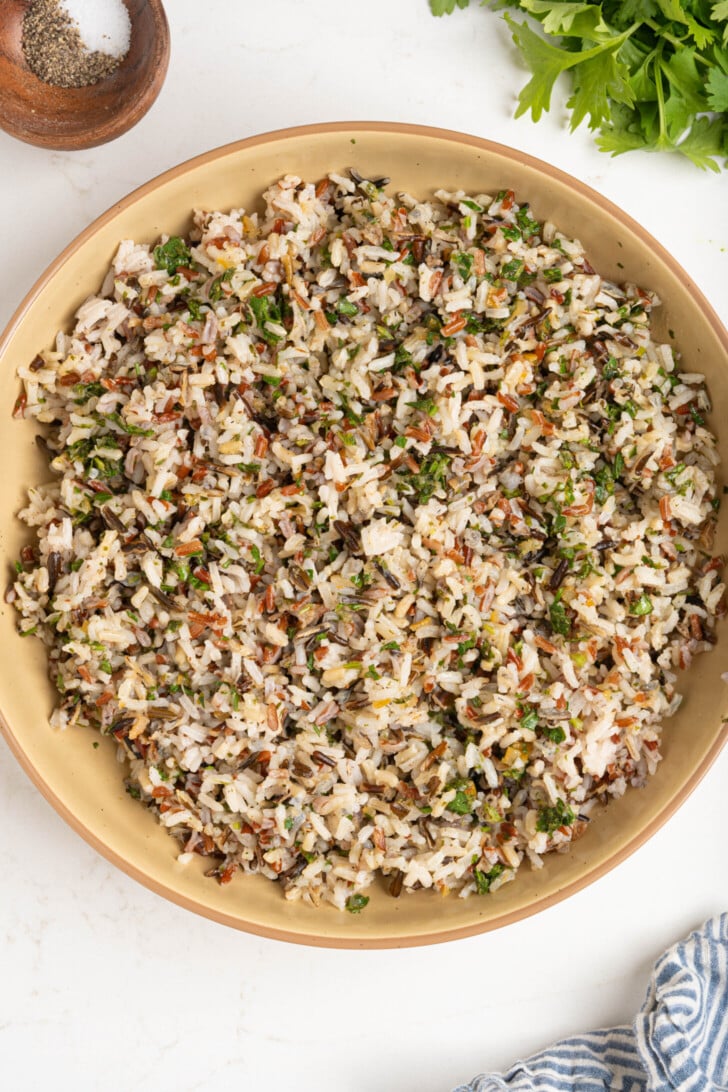 Moroccan Style Wild Rice Pilaf with Lemon | Salima's Kitchen