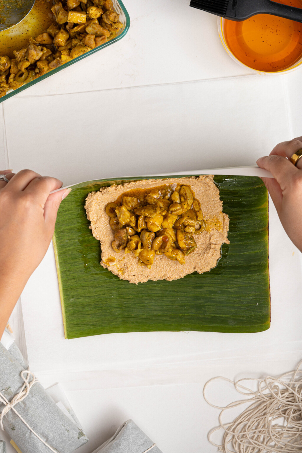 Puerto Rican Pasteles (Meat-Stuffed Masa Pockets) | Salima's Kitchen