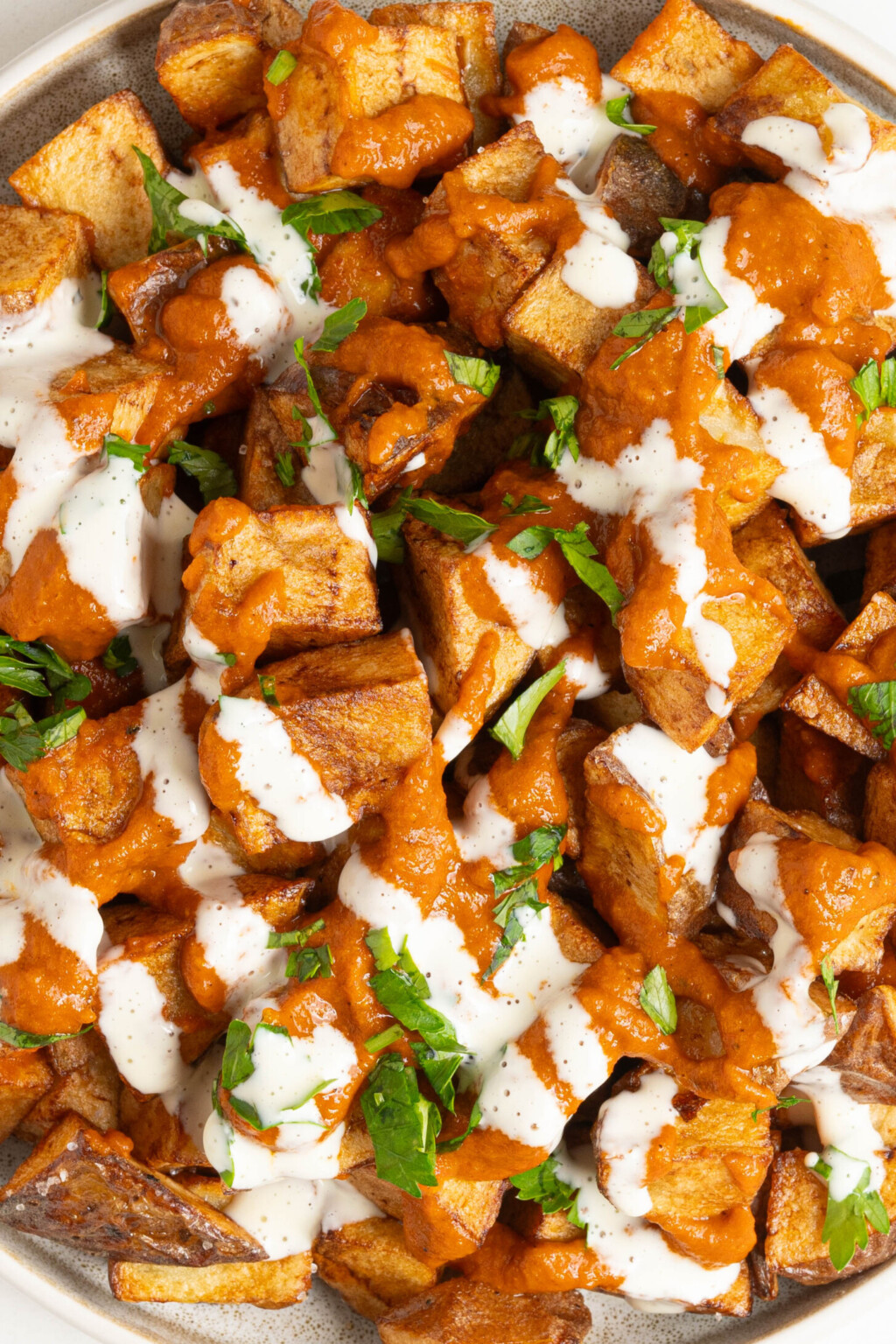 Patatas Bravas (Spicy Spanish Potatoes) | Salima's Kitchen