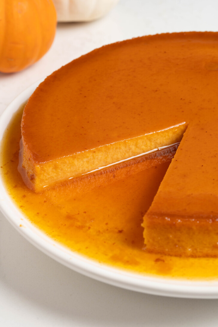 Pumpkin Flan (Flan de Calabaza) | Salima's Kitchen