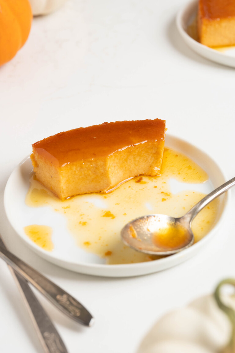 Pumpkin Flan (Flan de Calabaza) | Salima's Kitchen
