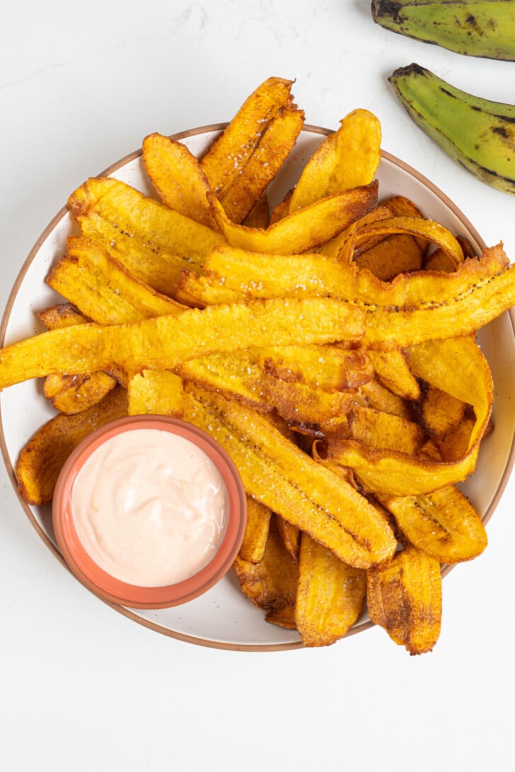 Crunchy Deep Fried Plantain Chips | Salima's Kitchen