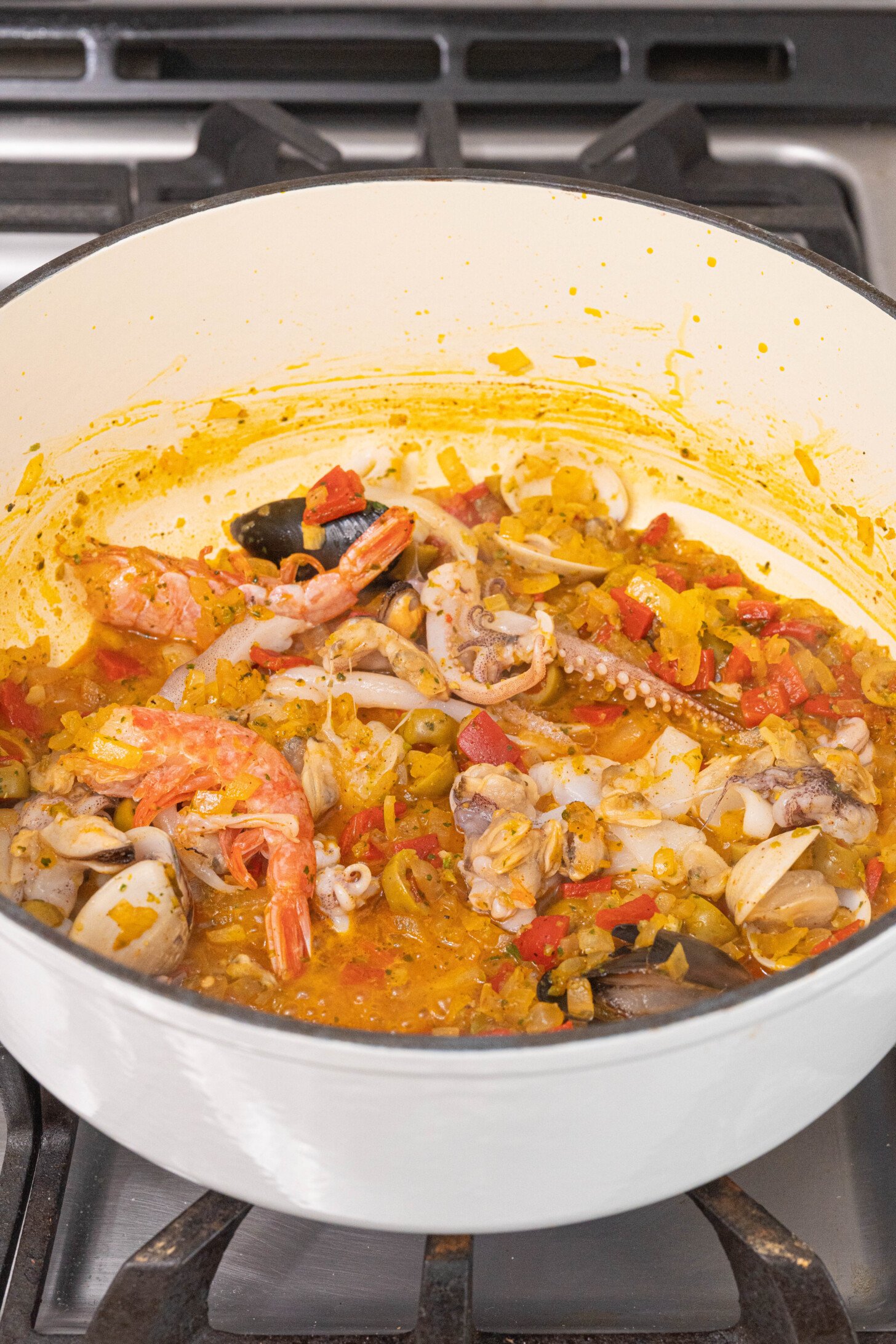 Arroz Con Mariscos (Puerto Rican Seafood Rice) | Salima's Kitchen