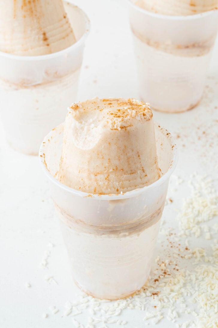 Limber de Coco (Puerto Rican Coconut Popsicles) | Salima's Kitchen